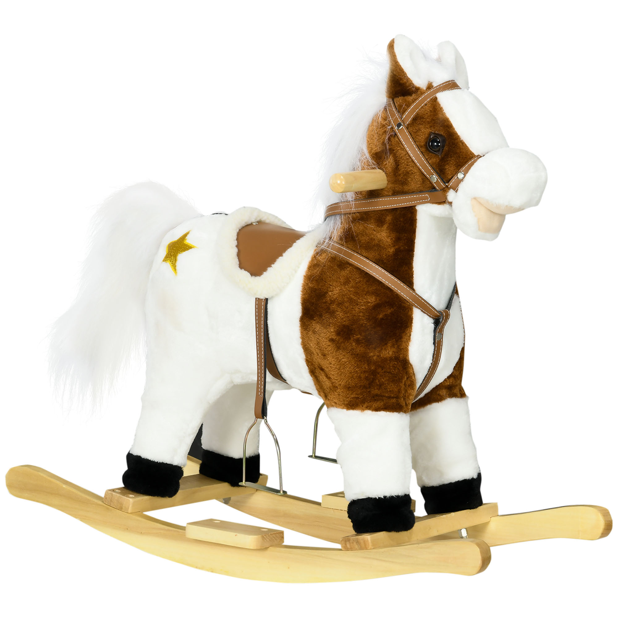 HOMCOM MUSICAL ROCKING Horse: Adventure Awaits for Kids Ages 3-6! £51. ...